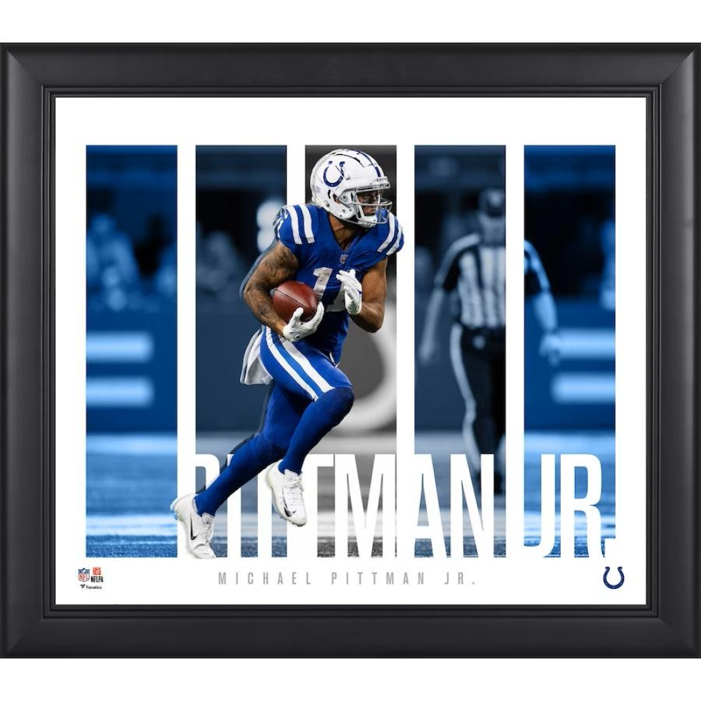 Michael Pittman Jr. Colts Custom Framed Photo | Pristine Auction