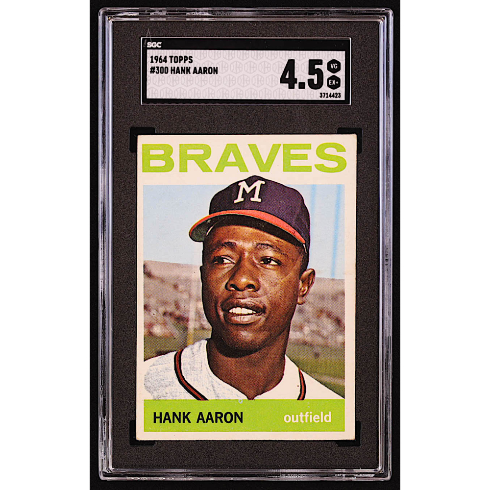 Hank Aaron 1964 Topps #300 (SGC 4.5) | Pristine Auction