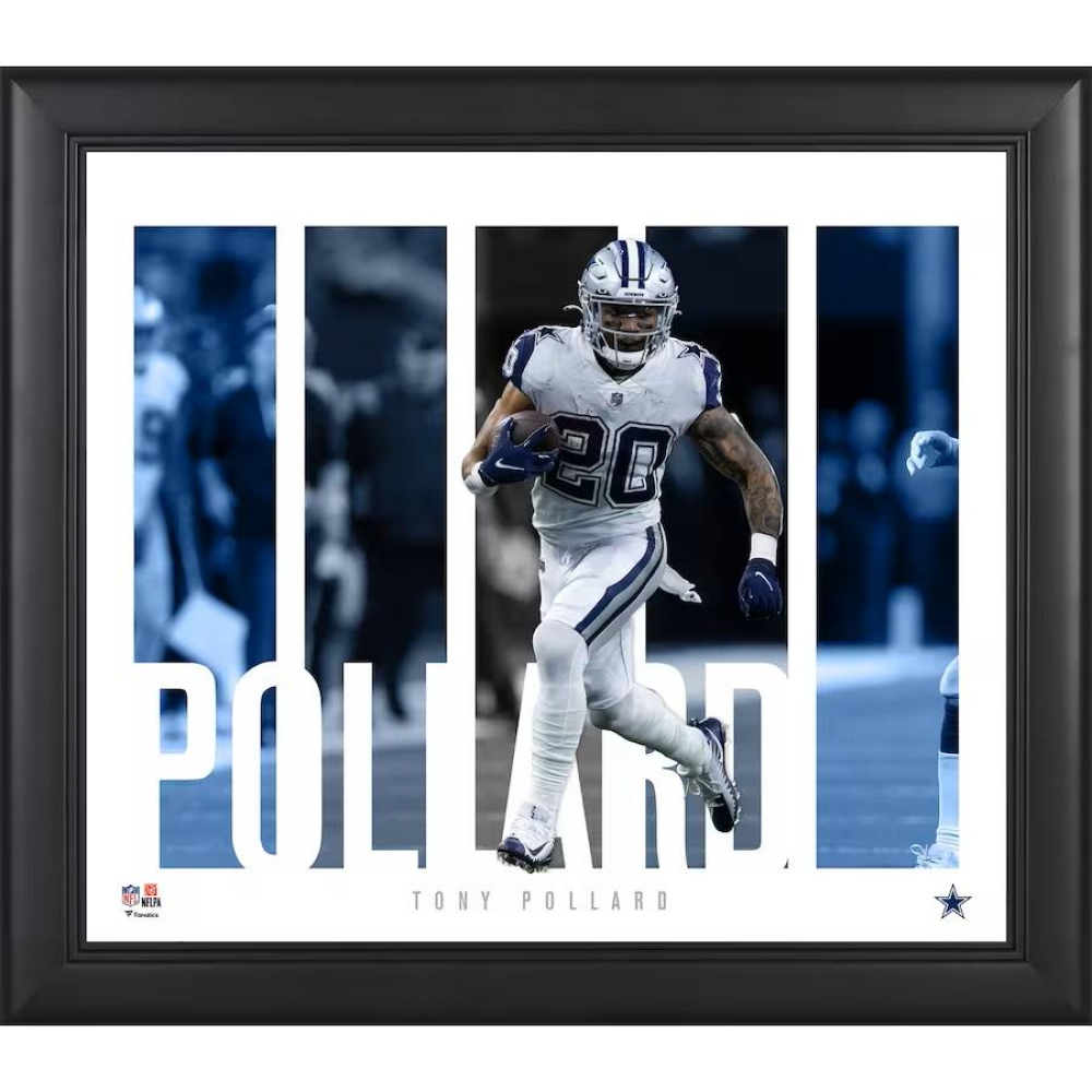 Tony Pollard Cowboys Custom Framed Photo | Pristine Auction