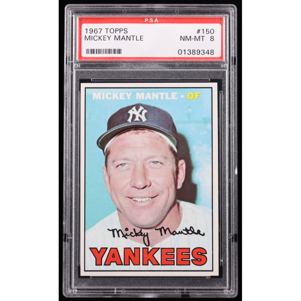 Mickey Mantle 1967 Topps #150 (PSA 8) | Pristine Auction