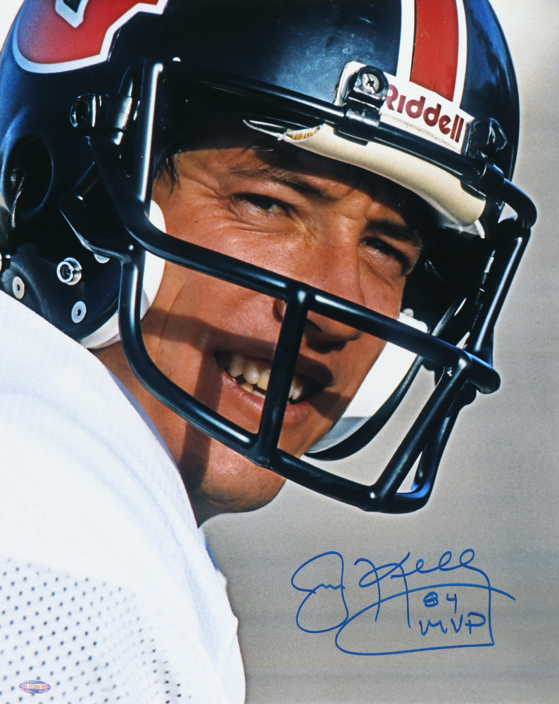 Jim Kelly Signed 16x20 Photo Inscribed "84 MVP" (Steiner) | Pristine ...