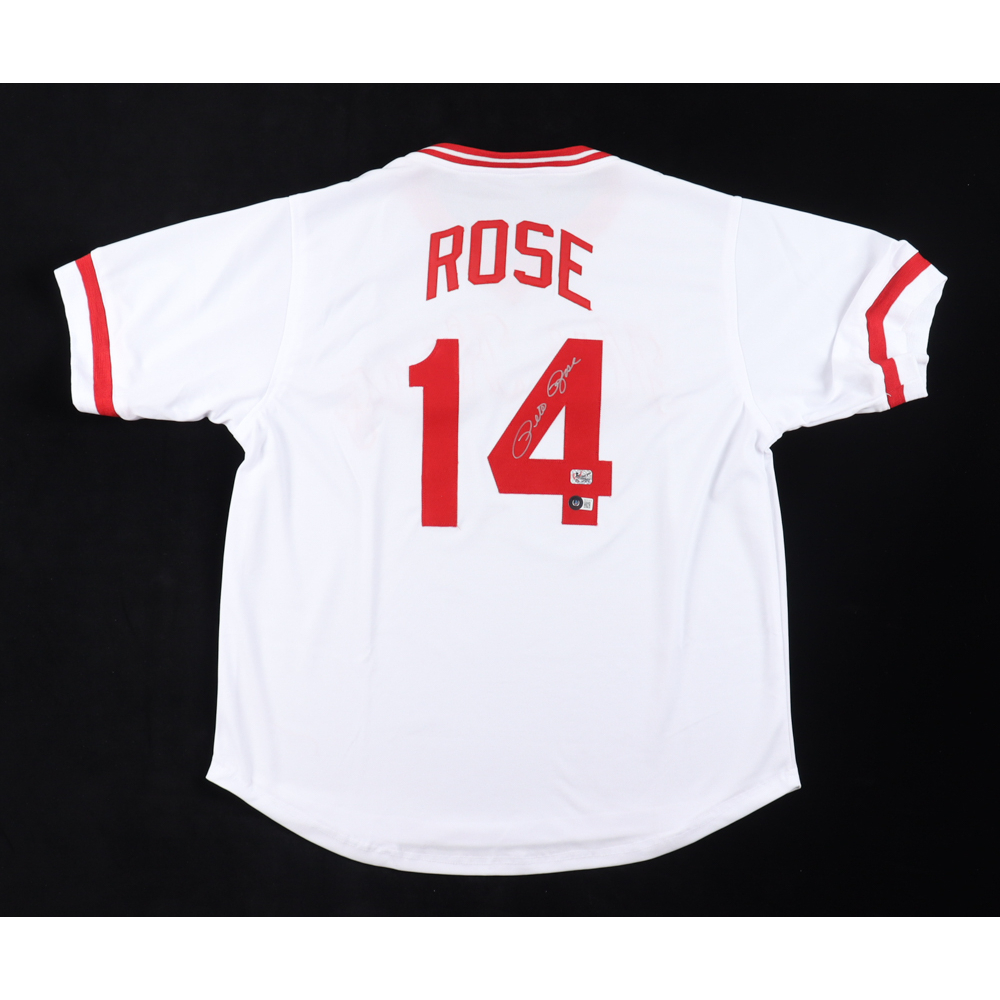 Pete Rose Signed Jersey (Beckett & Rose) | Pristine Auction