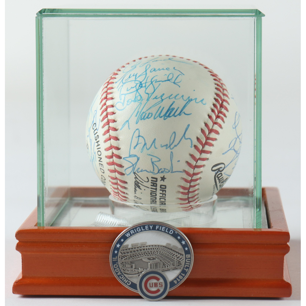 1991 Chicago Cubs ONL Baseball Team-Signed by (29) with Greg Maddux ...