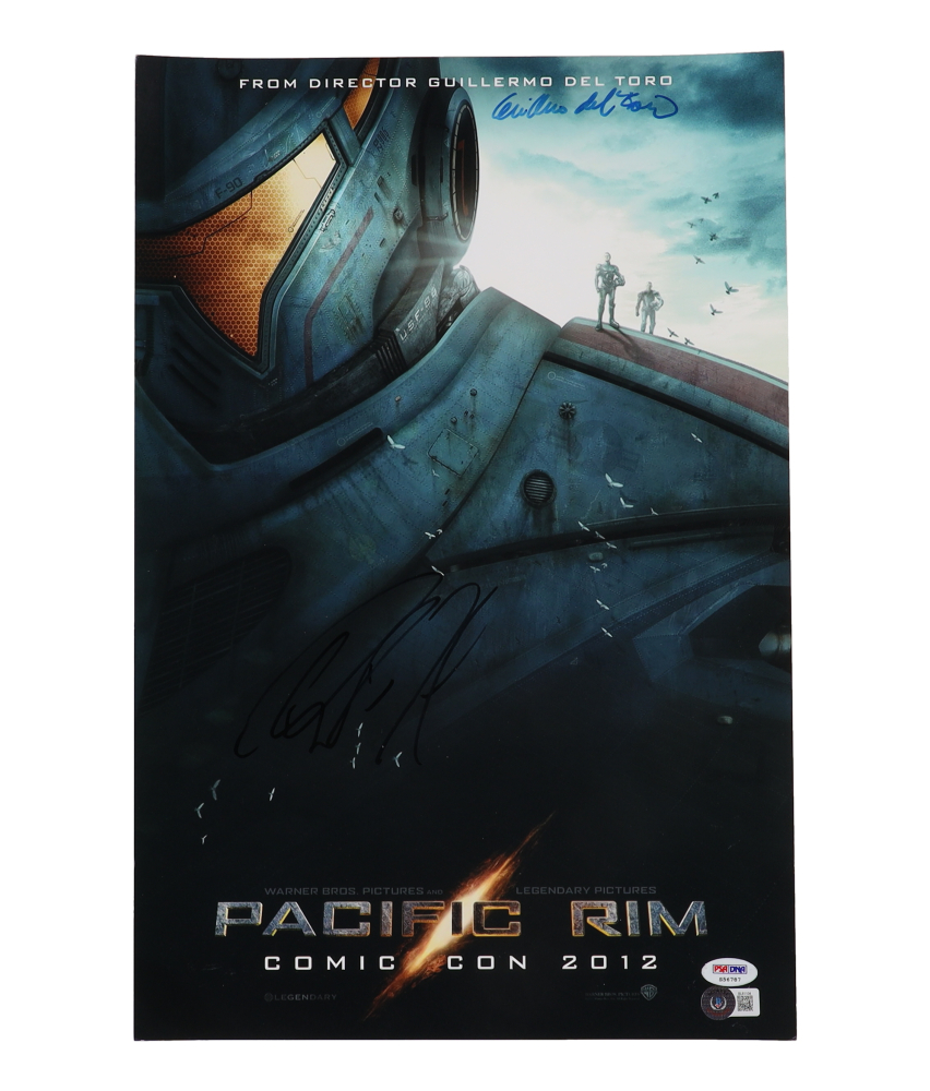Charlie Hunnam & Guillermo del Toro Signed "Pacific Rim" 12x18 Photo ...