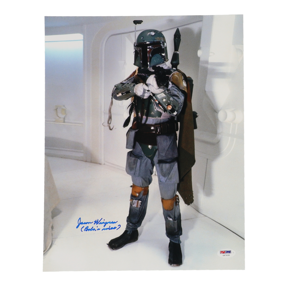 Jason Wingreen Signed "Star Wars" 11x14 Photo Inscribed "Boba's Voice ...