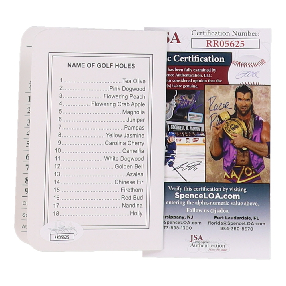 Gary Player Signed Masters Tournament Augusta National Golf Club ...