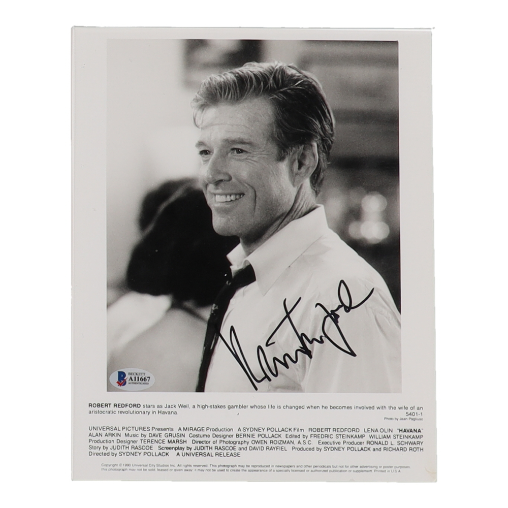 Robert Redford Signed 8x10 Photo (Beckett) | Pristine Auction
