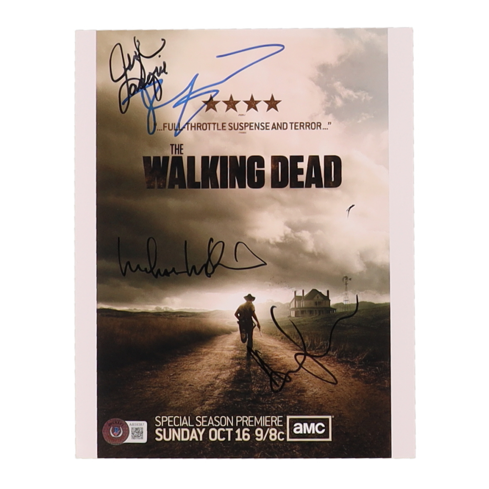 Andrew Lincoln, Robert Kirkman, Melissa McBride & Jeryl Prescott Signed ...