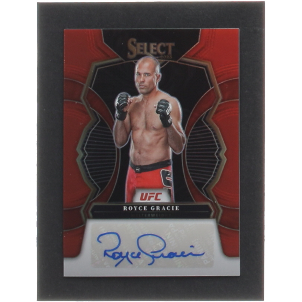 Royce Gracie 2023 Select UFC Signatures Prizms Red #SGRGC Autograph #36 ...