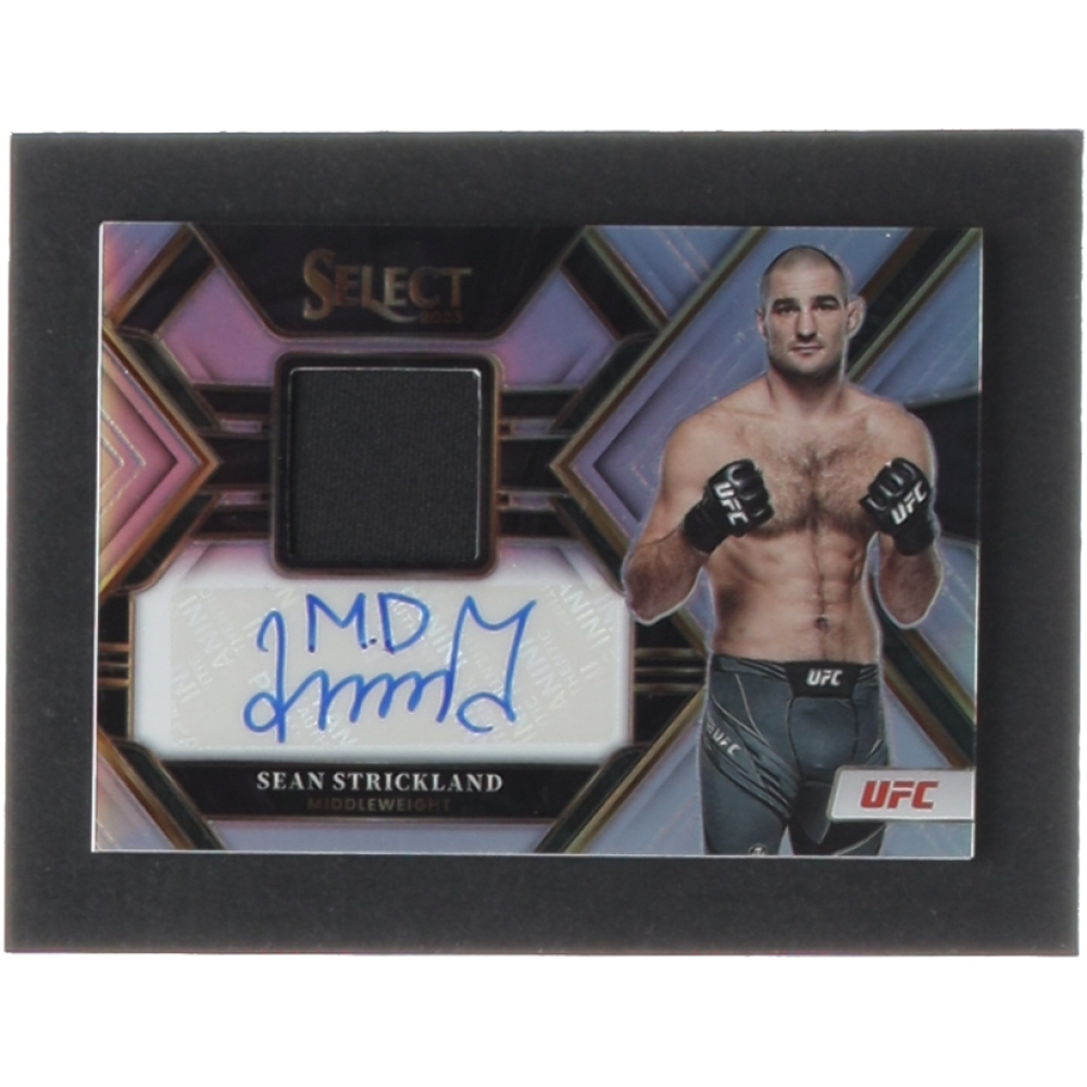 Sean Strickland 2023 Select UFC Autographed Memorabilia #AMSSK Relic ...
