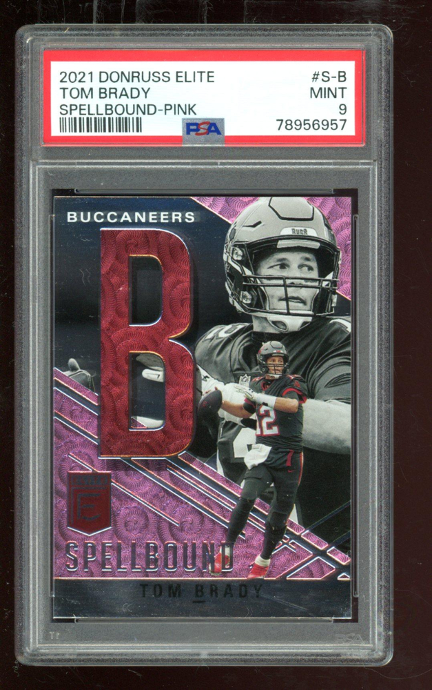 Tom Brady 2021 Elite Spellbound Pink #1 (PSA 9) | Pristine Auction
