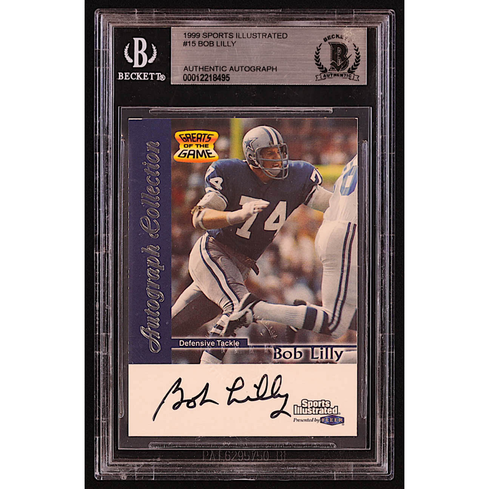 Bob Lilly 1999 Sports Illustrated Autographs #15 (BGS) | Pristine Auction