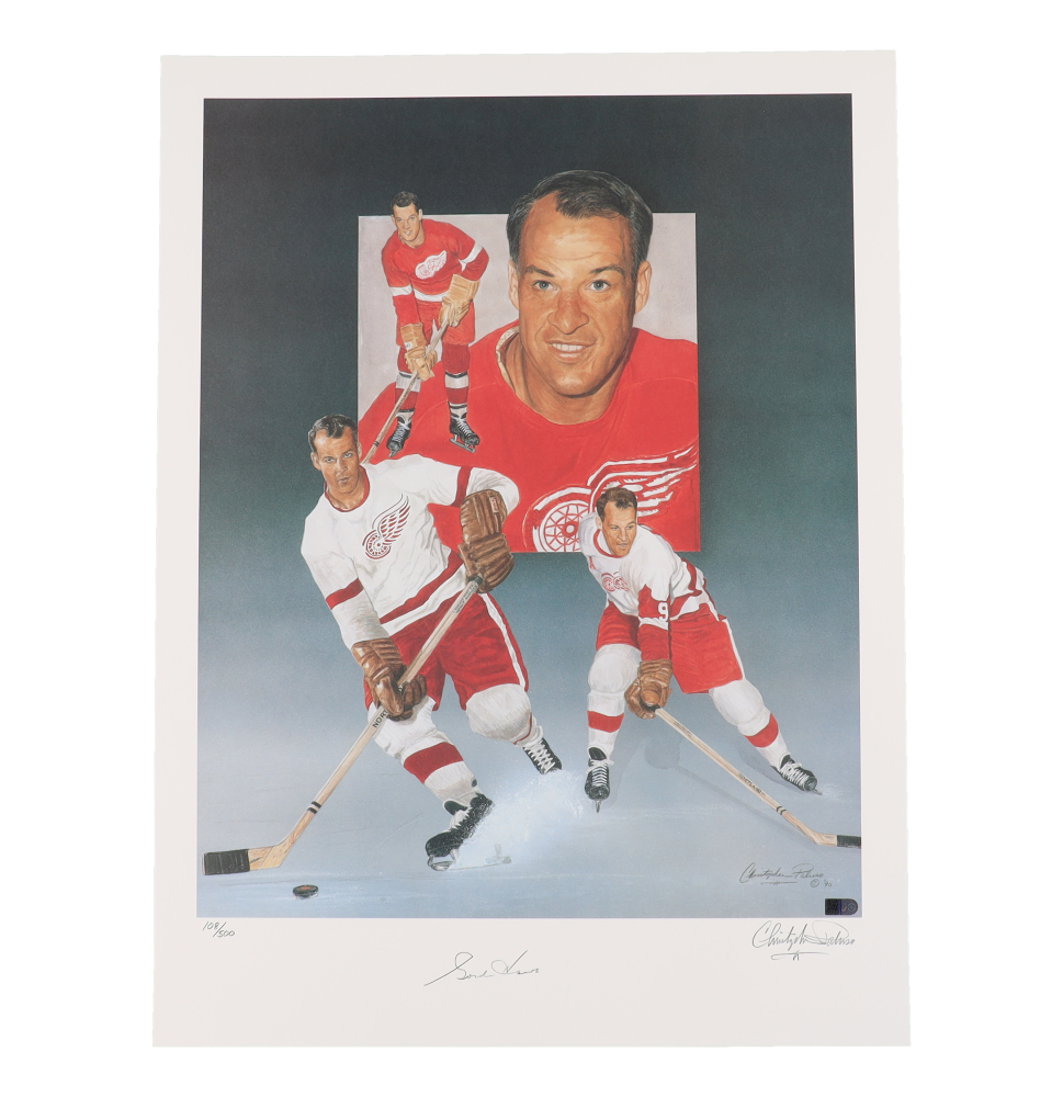 Gordie Howe & Christopher Paluso Signed LE "Power" Print (AIV ...