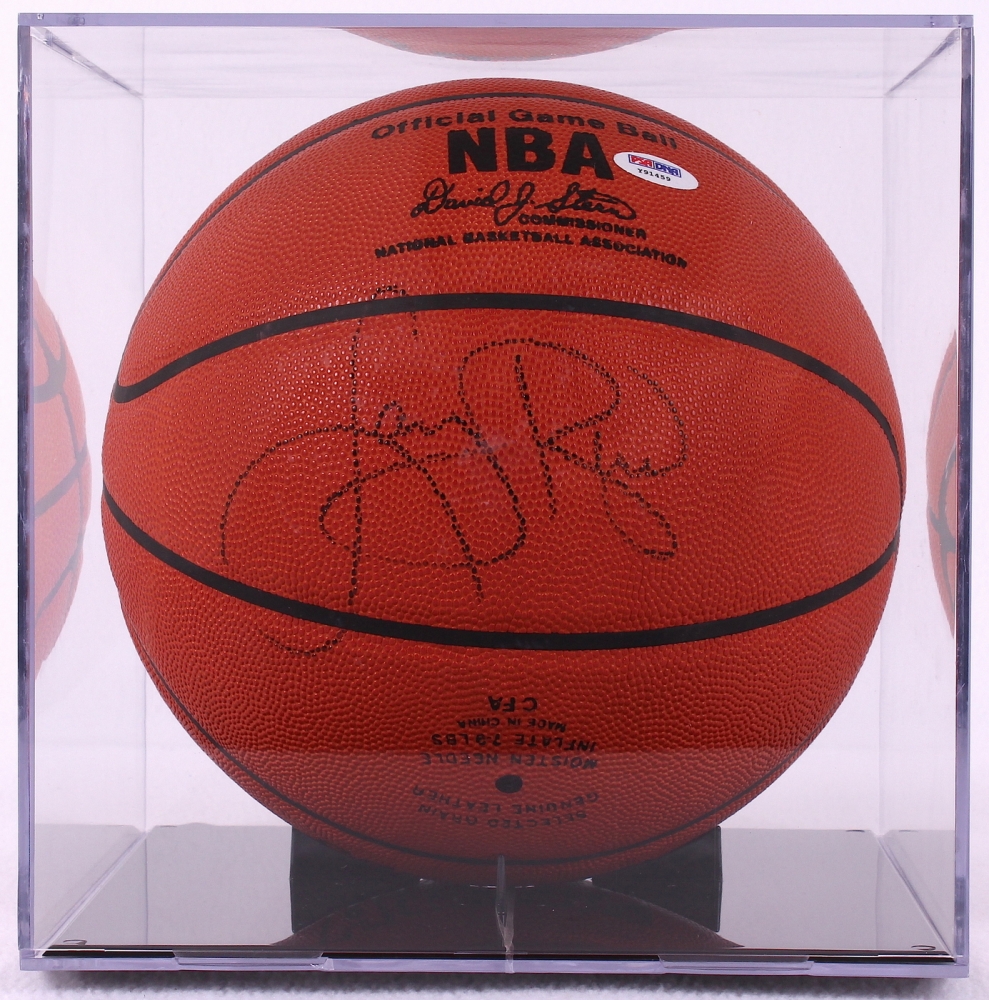 Larry Bird Signed Limited Edition Commemorative Official Game Ball with ...