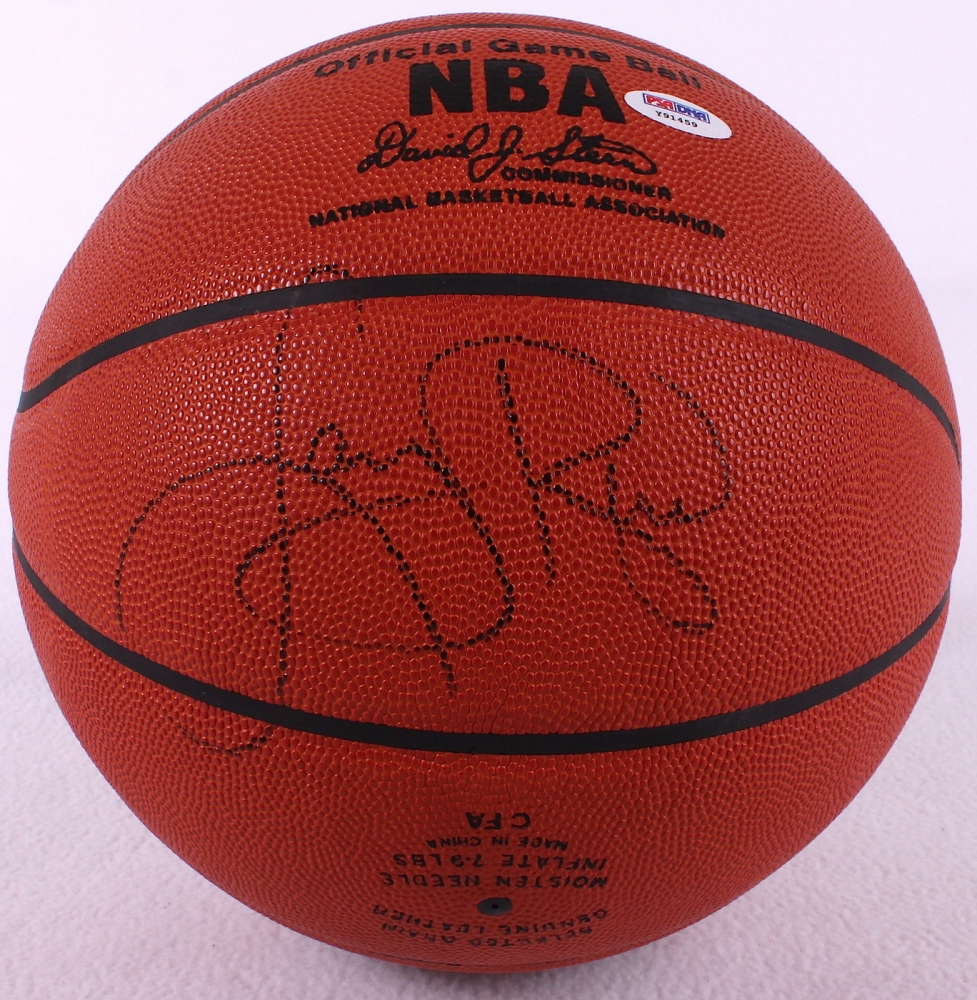 Larry Bird Signed Limited Edition Commemorative Official Game Ball with ...