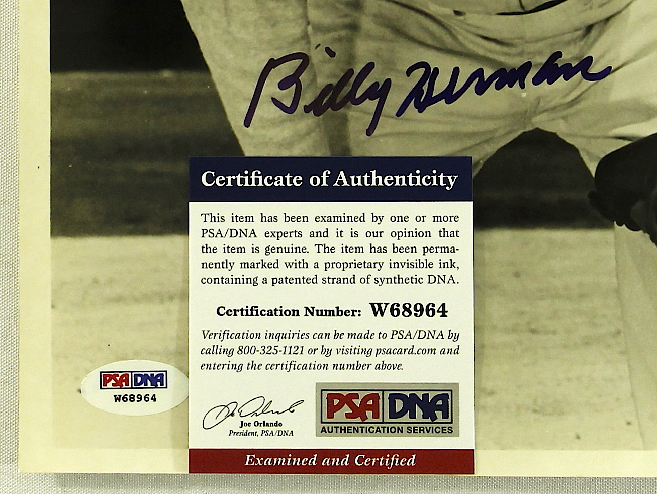 Billy Herman Signed Dodgers 8x10 Photo (PSA COA) | Pristine Auction
