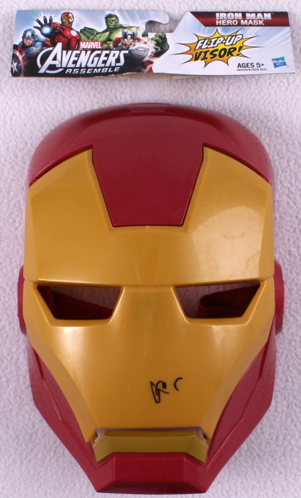 Robert Downey Jr Signed Iron Man Mask (Prime Time Signatures COA ...