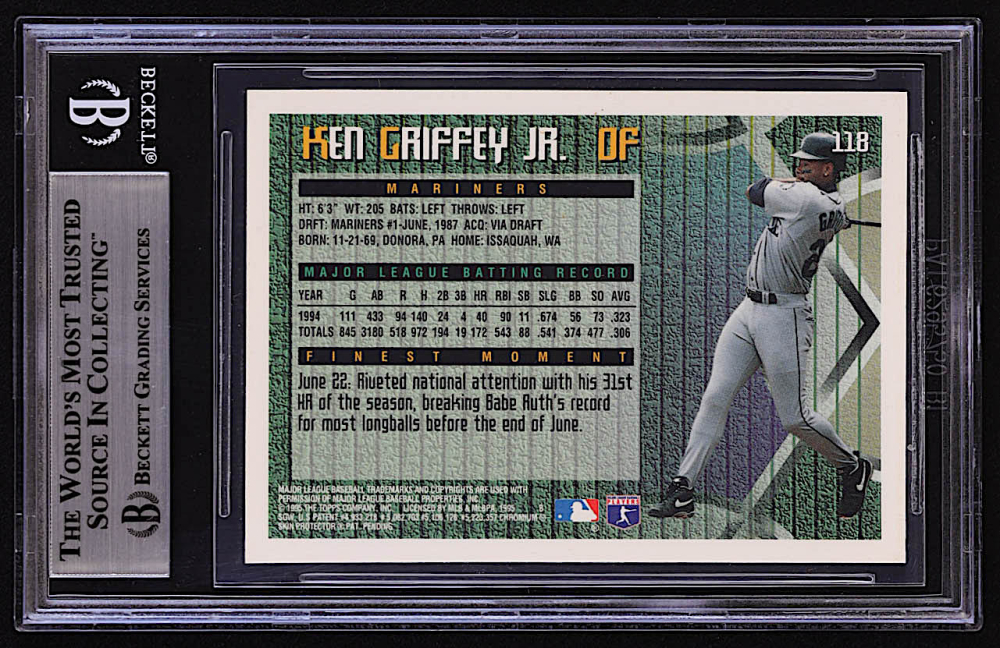 Ken Griffey Jr. 1995 Finest #118 (BGS 7) | Pristine Auction
