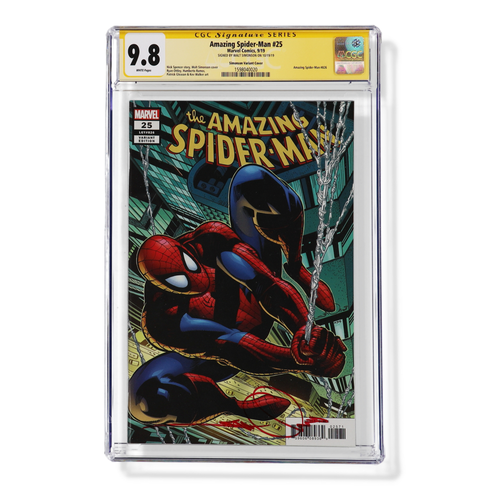 Walt Simonson Signed 2019 "The Amazing Spider-Man" Issue #25 Simonson ...