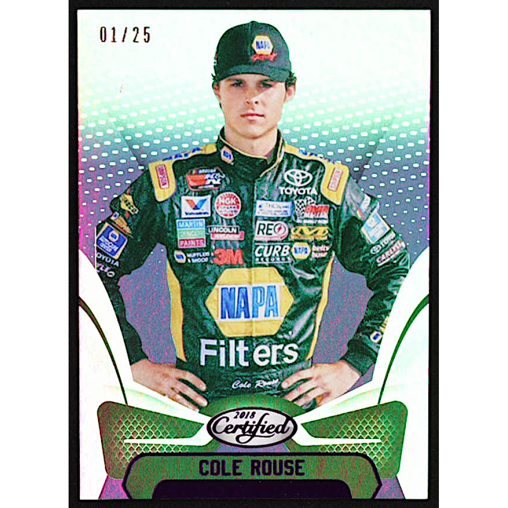 Cole Rouse 2018 Certified Purple #24 #01/25 | Pristine Auction