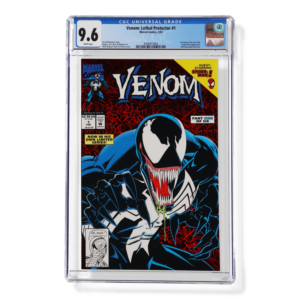 1993 "Venom: Lethal Protector" Issue #1 Marvel Comic Book (CGC 9.6 ...