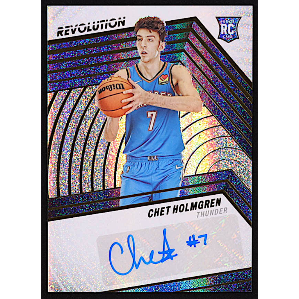 Chet Holmgren 2022-23 Panini Revolution Rookie Autographs #18 RC ...