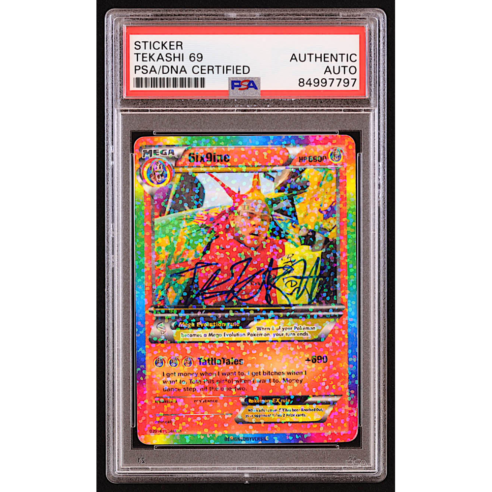 Tekashi 69 Signed TattleTales Pokemon Card (PSA) | Pristine Auction