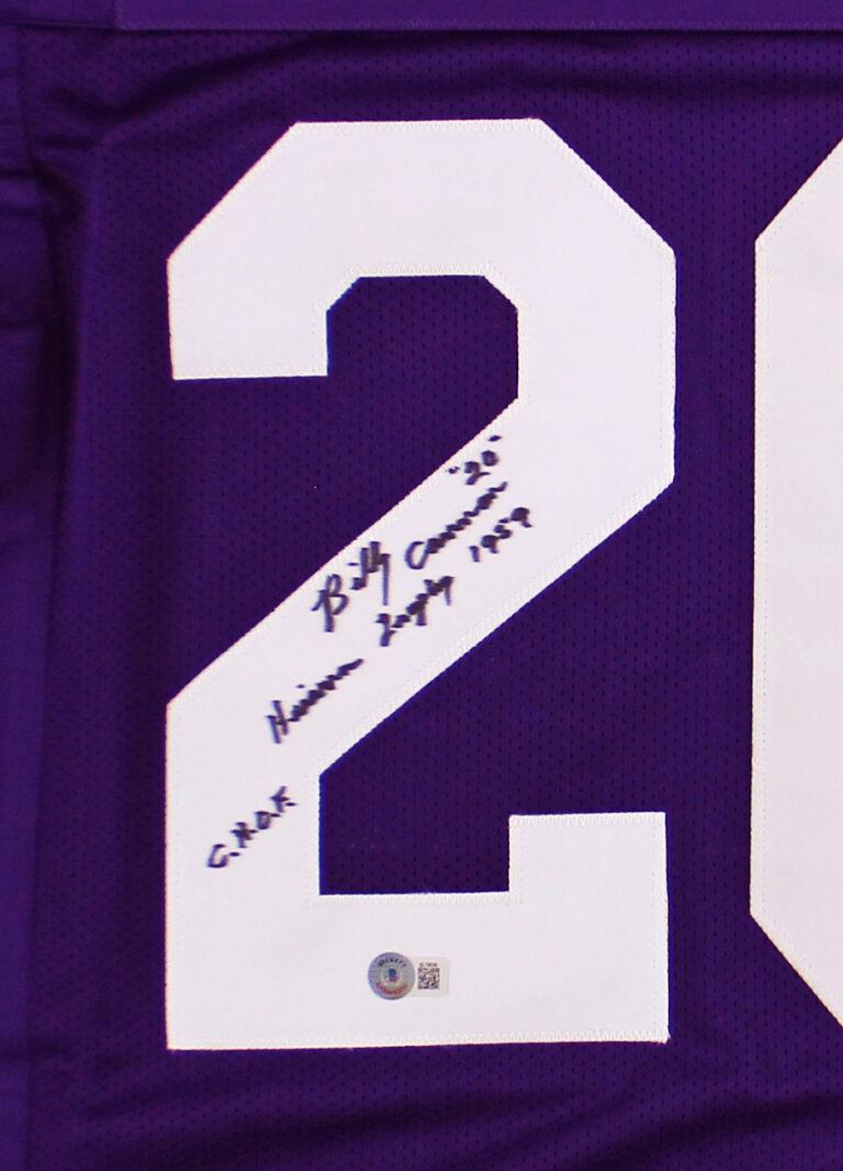 Billy Cannon Signed Jersey Inscribed "Heisman Trophy 1959" & "CHOF ...