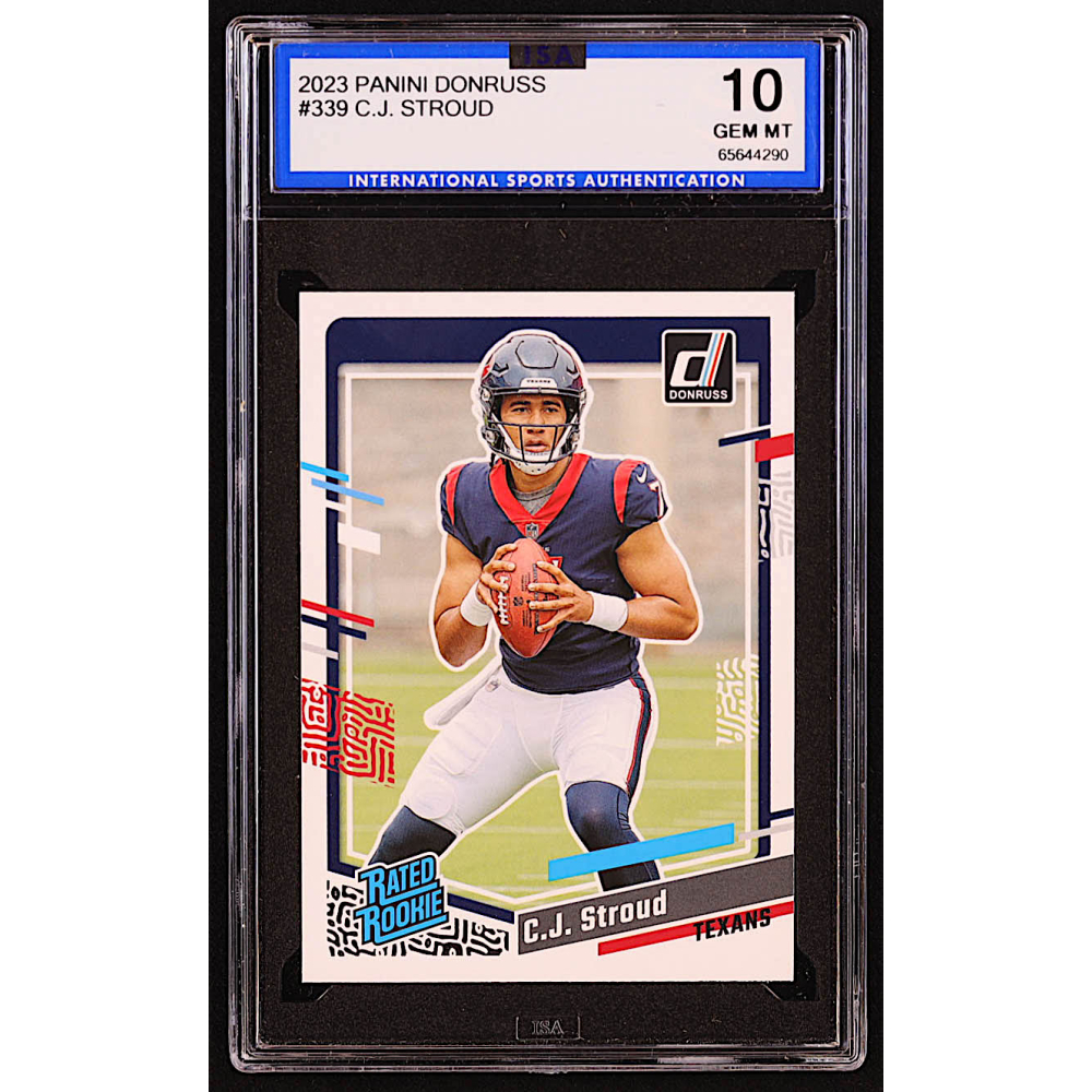 CJ Stroud 2023 Donruss #339 RR RC (ISA 10) | Pristine Auction