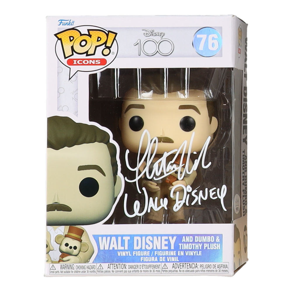 Thomas Ian Nicholas Signed "Disney 100" #76 Walt Disney with Dumbo ...