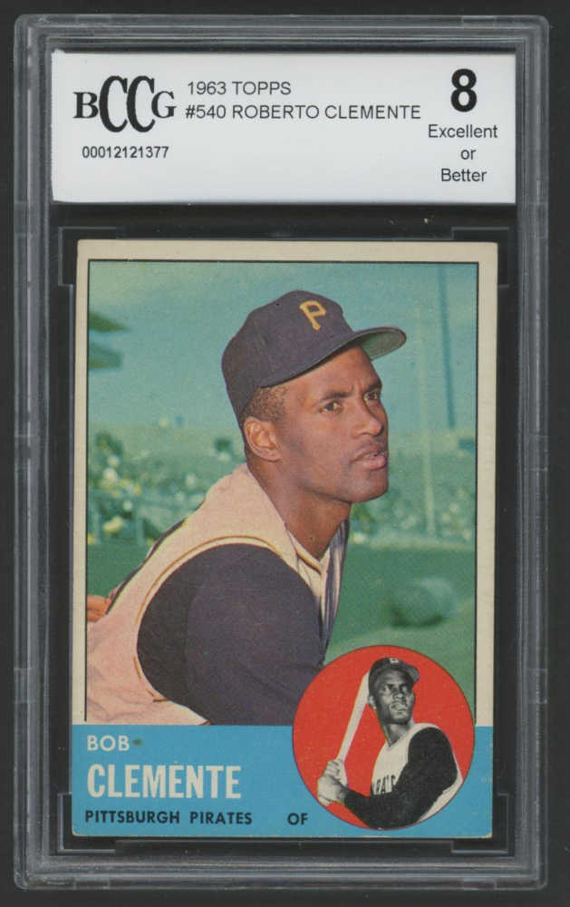 Roberto Clemente 1963 Topps #540 (BCCG 8) | Pristine Auction