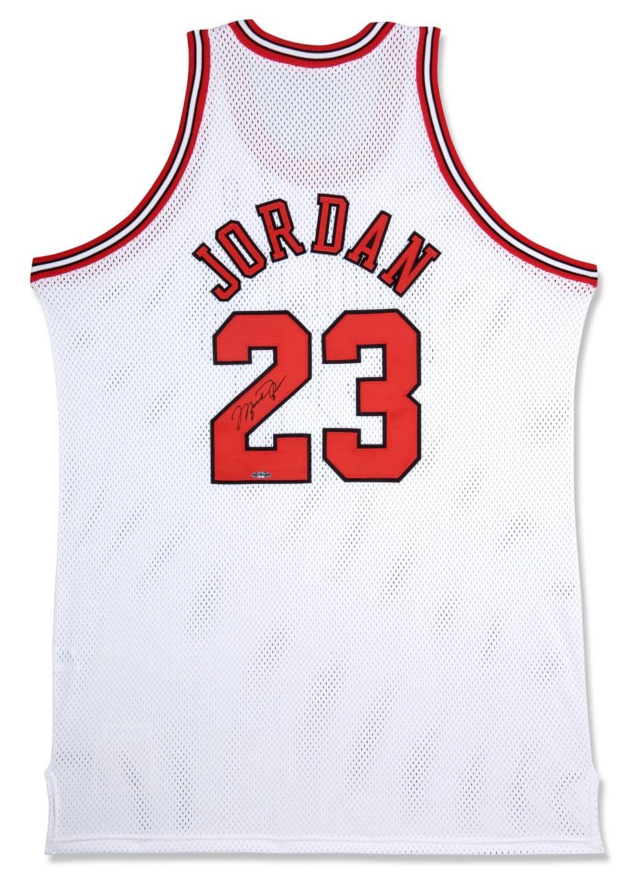 Michael Jordan Signed Bulls Mitchell & Ness Jersey (UDA) | Pristine Auction