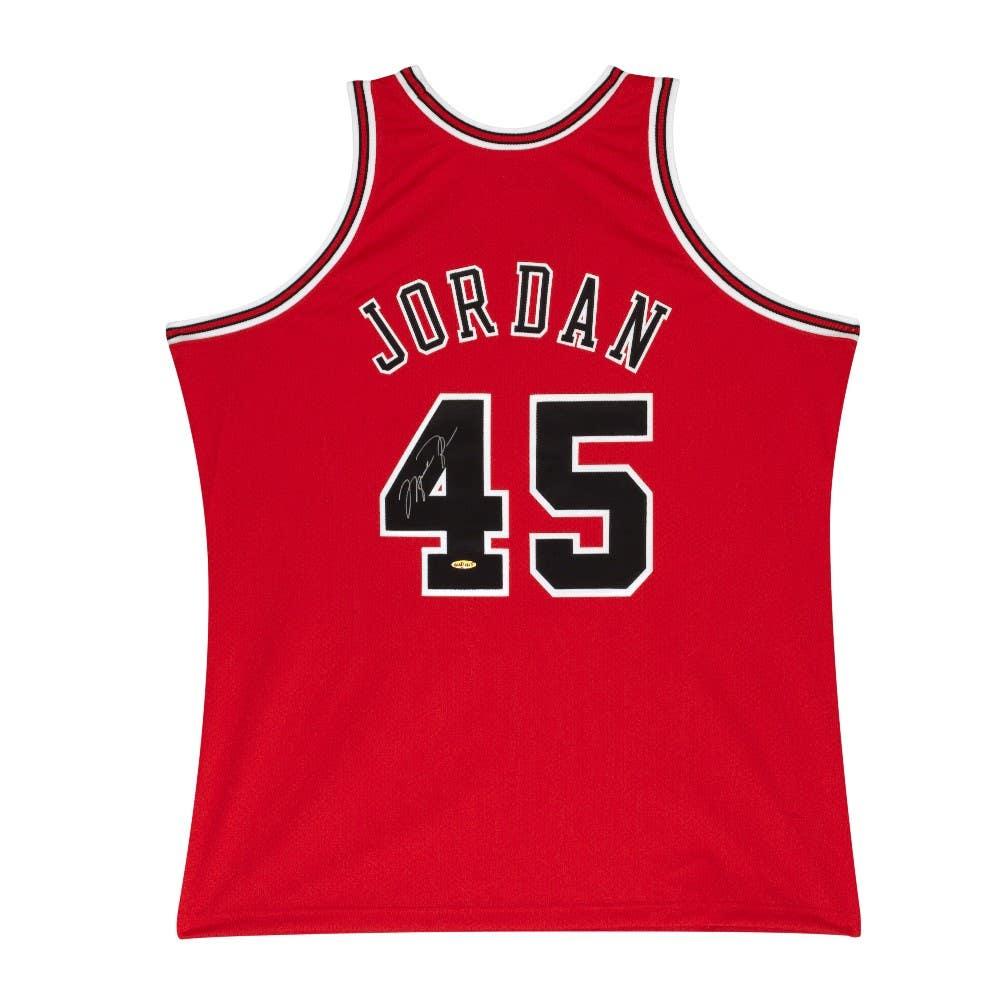 Michael Jordan Signed Bulls Mitchell & Ness Jersey (UDA) | Pristine Auction