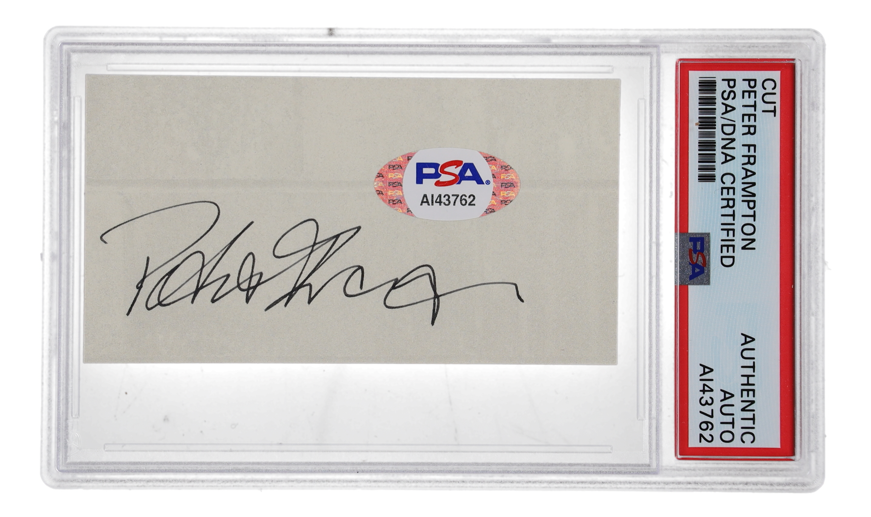 Peter Frampton Signed Cut (PSA) | Pristine Auction