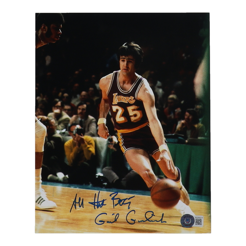 Gail Goodrich Signed Lakers 8x10 Photo Inscribed "All the Best ...