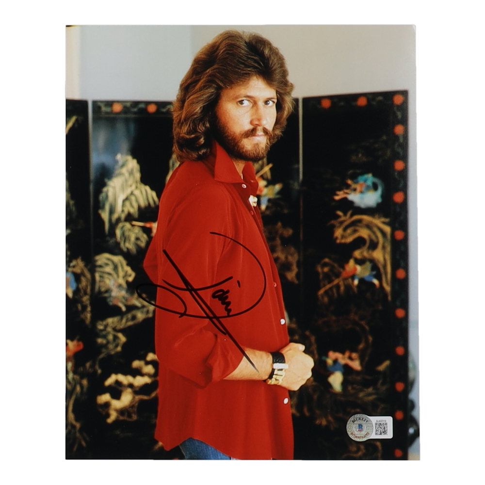Barry Gibb Signed 8x10 Photo (Beckett) | Pristine Auction