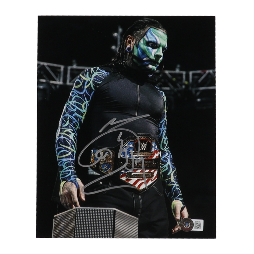 Jeff Hardy Signed WWE 8x10 Photo (Beckett) | Pristine Auction