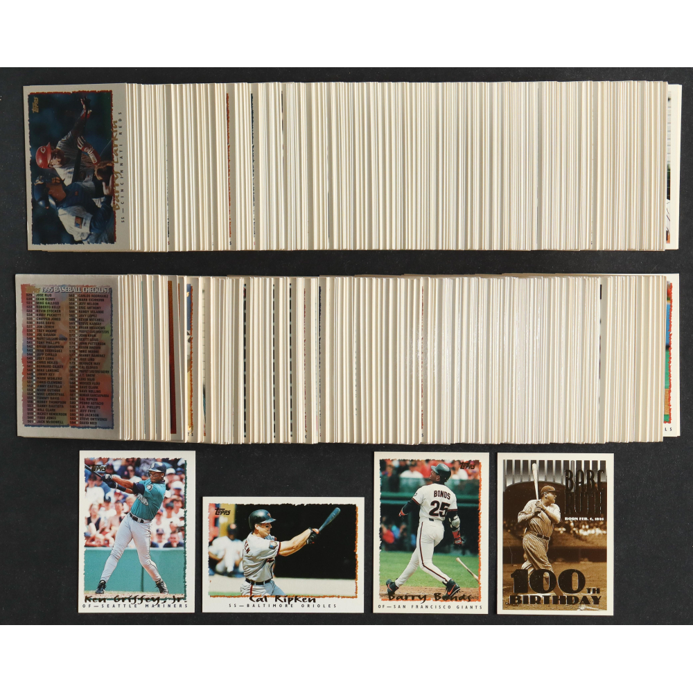 1995 Topps Baseball Complete Set of (660) Cards with Ken Griffey Jr ...