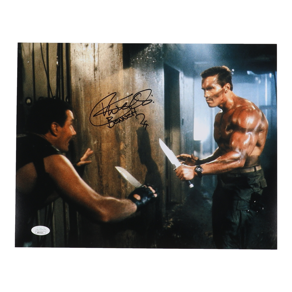 Vernon Wells Signed "Commando" 11x14 Photo Inscribed "Bennett" (JSA ...