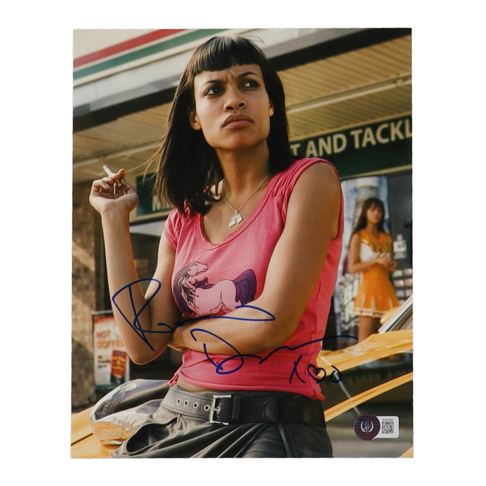 Rosario Dawson Signed "Death Proof" 8x10 Photo (Beckett) | Pristine Auction