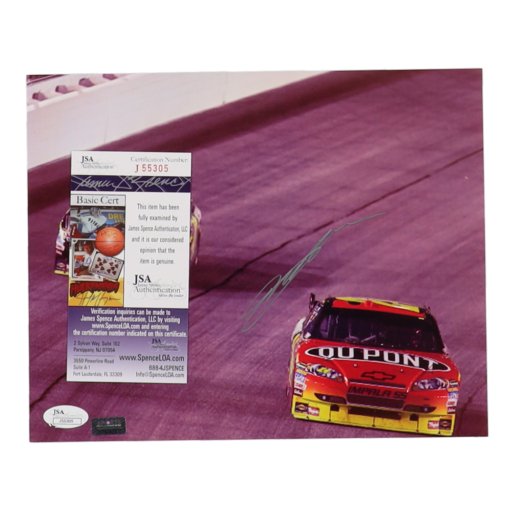 Jimmie Johnson & Jeff Gordon Signed NASCAR 8x10 Photo (JSA) | Pristine ...