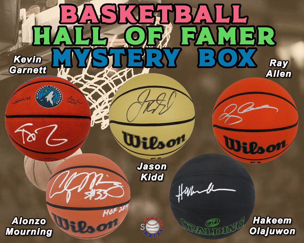 Basketball HALL OF FAMER Signed Basketball Mystery Box - Series 15 ...