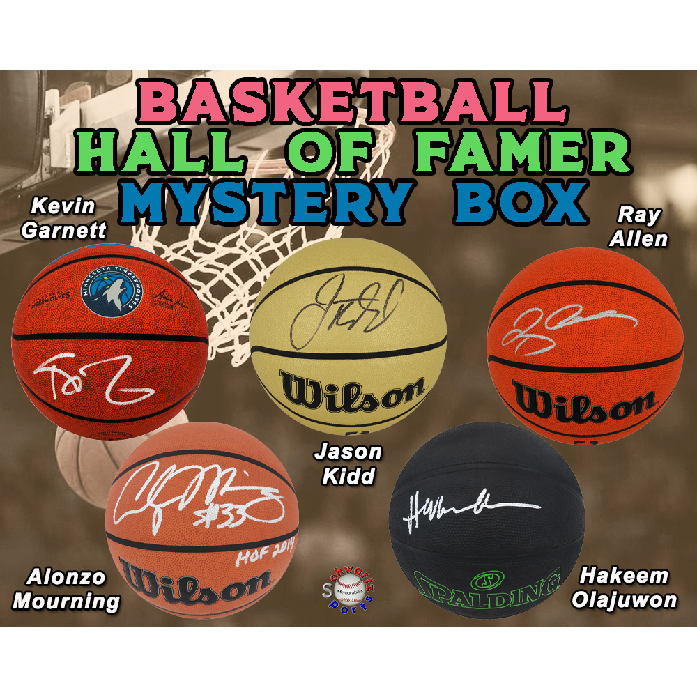 Basketball HALL OF FAMER Signed Basketball Mystery Box - Series 15 ...