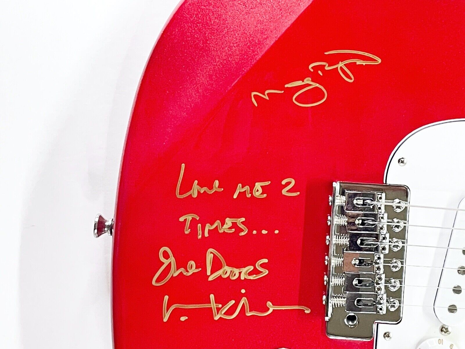 Val Kilmer and Meg Ryan Signed 39" Electric Guitar With Multiple ...