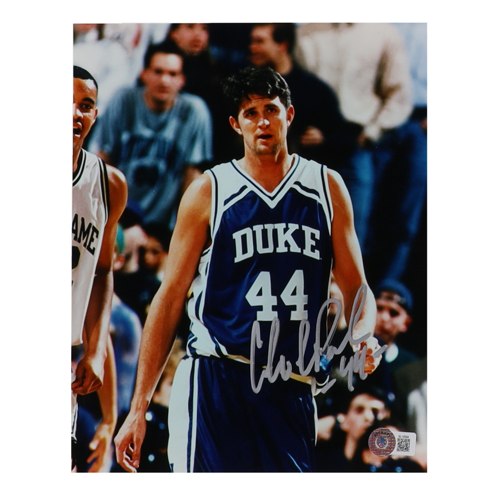 Christian Laettner Signed Duke Blue Devils 8x10 Photo (Beckett ...
