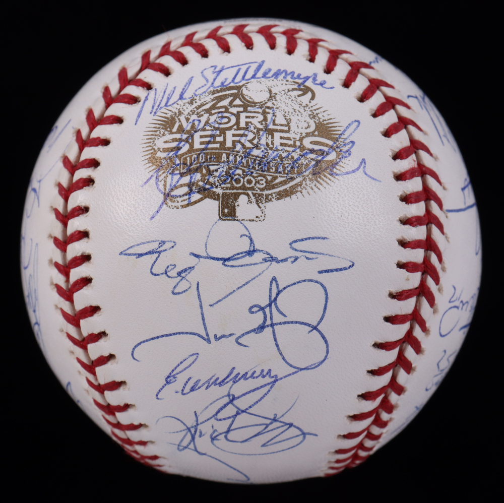 2003 Yankees World Series Baseball Team-Signed By (26) with Derek Jeter, Mariano Rivera, Jorge ...