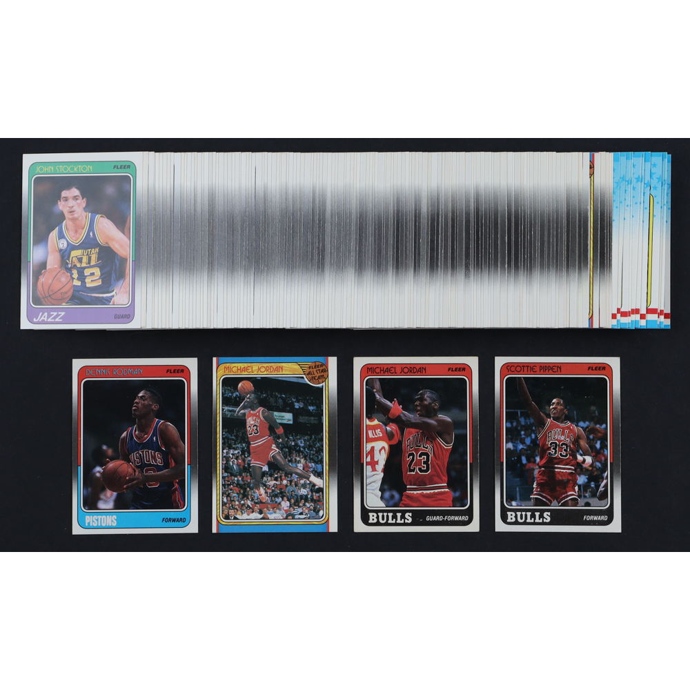1988-89 Fleer Basketball Complete Set of (132) Cards with Scottie ...