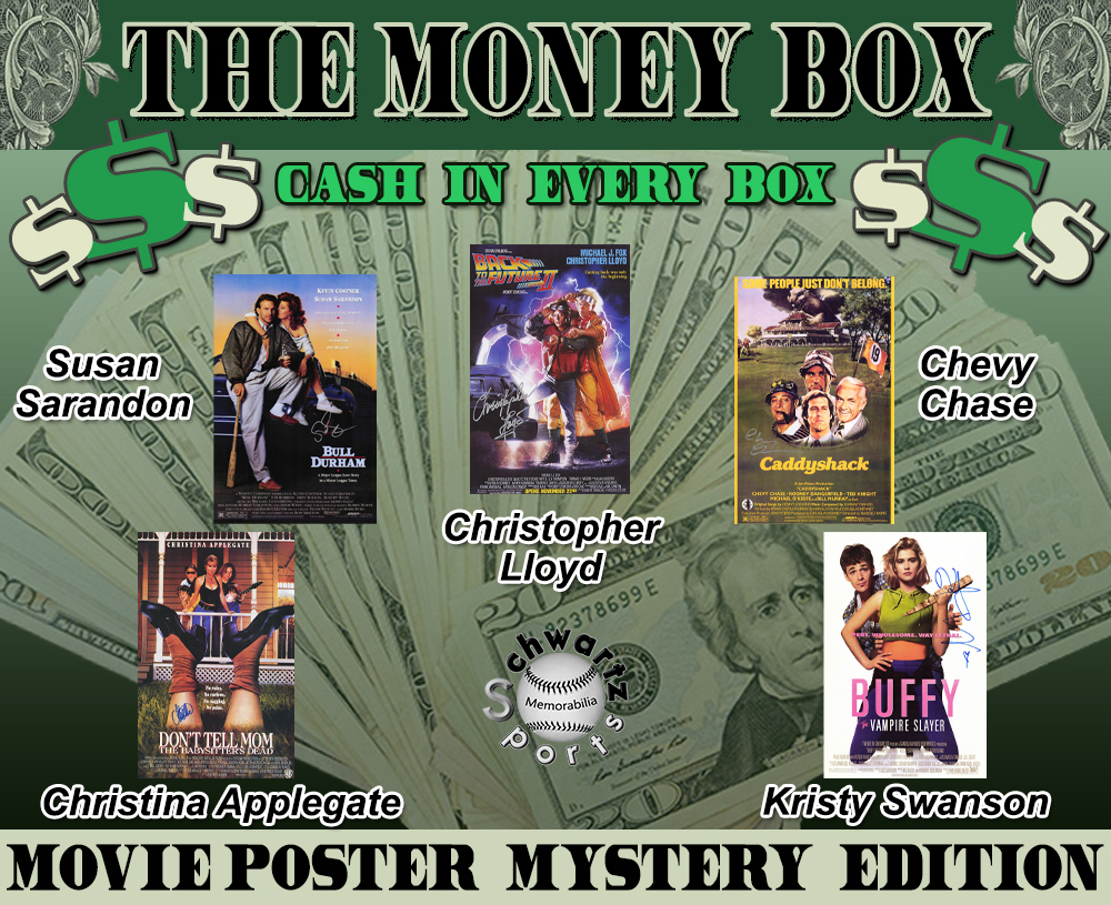 $$ THE MONEY BOX $$ 11x17 Movie Posters Signed Mystery Box - Series 1 ...