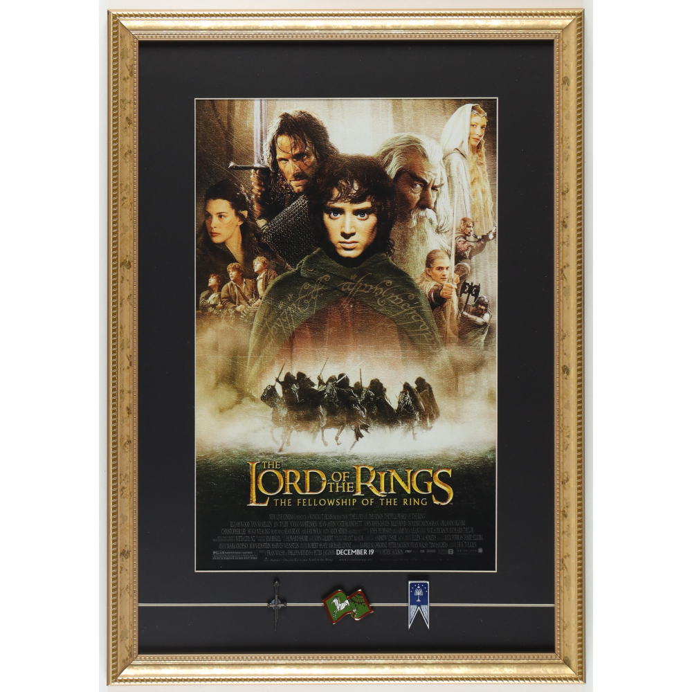 "The Lord of the Rings" Custom Framed Movie Poster Display With Set of ...