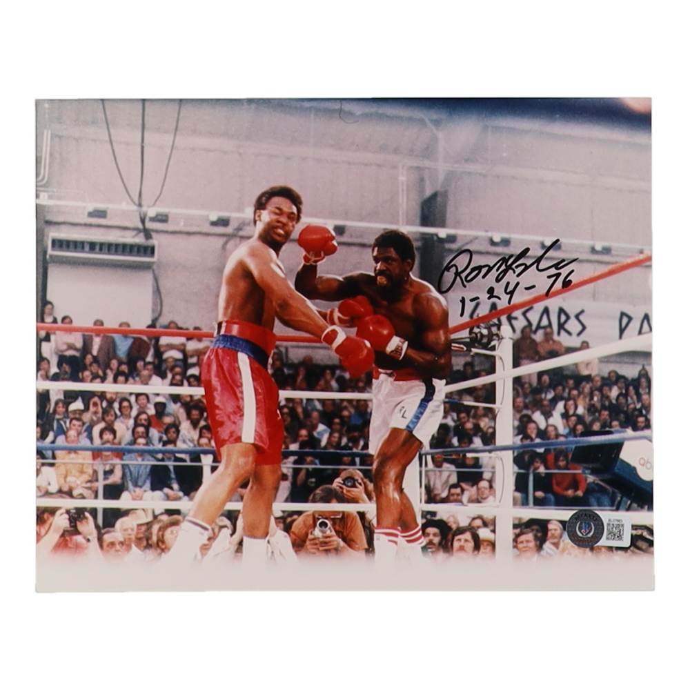 Ron Lyle Signed 8x10 Photo Inscribed "1-24-76" (Beckett) | Pristine Auction